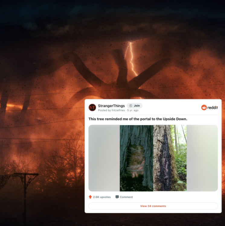 The Upside Down from Stranger Things has been 'found' in real life